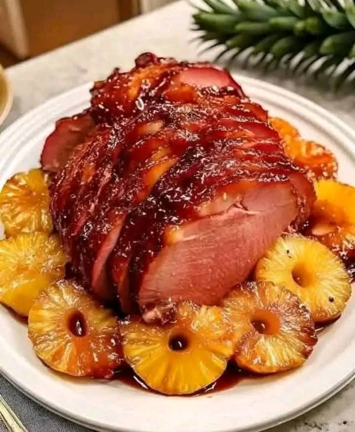 Jamón glaseado con piña – Mejores Recetas