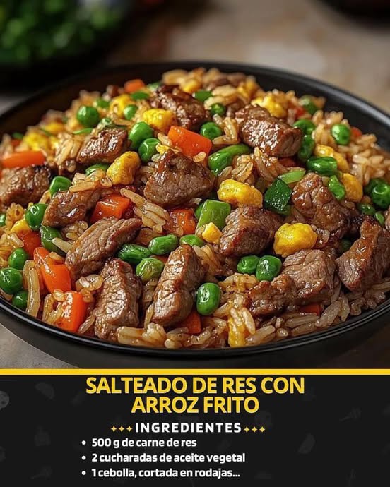 Salteado de Res con Arroz Frito – Mejores Recetas